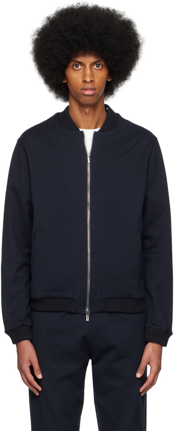 Massimo Alba Navy Nico Bomber Jacket Massimo Alba