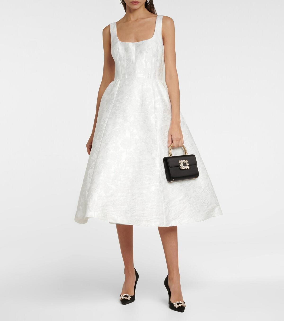 Carolina Herrera White Dress
