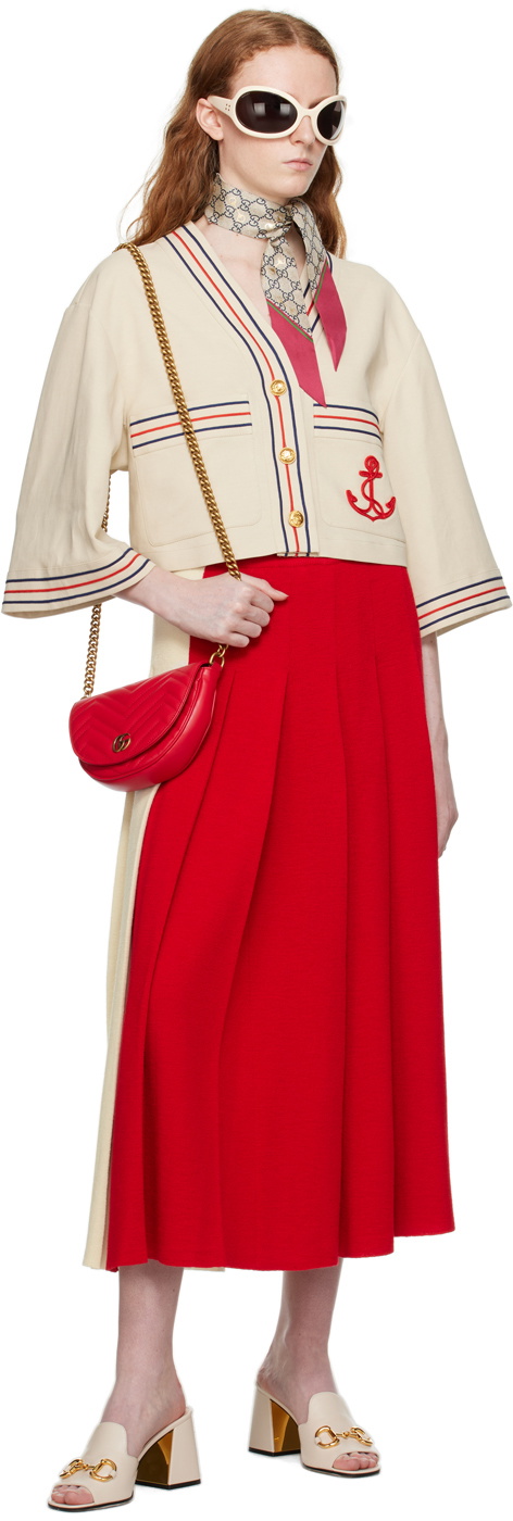 Gucci Beige Embroidered Jacket Gucci