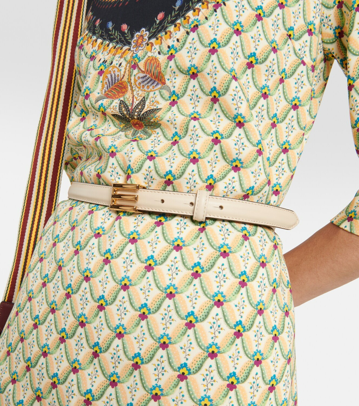 Etro Logo leather belt Etro