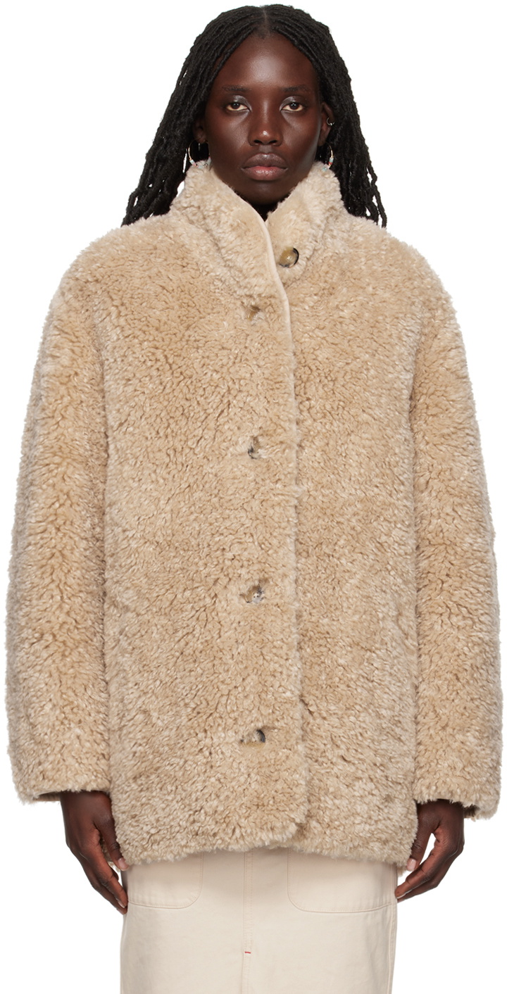 Isabel Marant Etoile Beige Carolina Reversible Jacket Isabel Marant Etoile