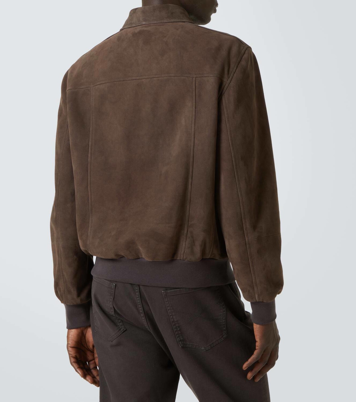 Brunello Cucinelli Suede bomber jacket Brunello Cucinelli