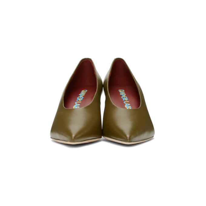 CamperLab Khaki Juanita Heels CamperLab