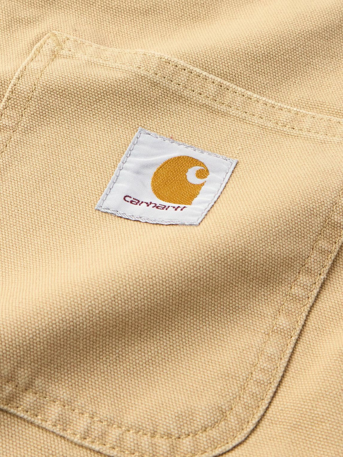 Carhartt WIP - Arbor Logo-Appliquéd Cotton-Canvas Gilet - Yellow ...