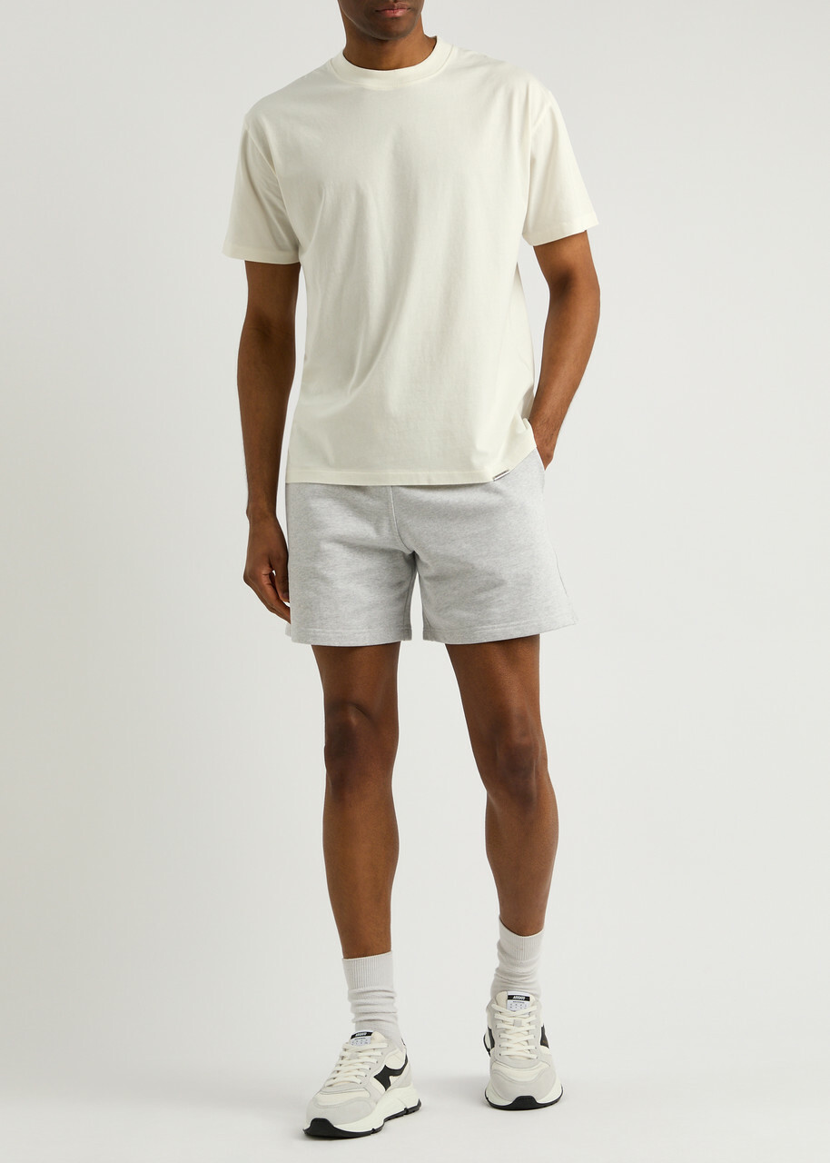 Represent Initial Cotton Shorts Grey Represent