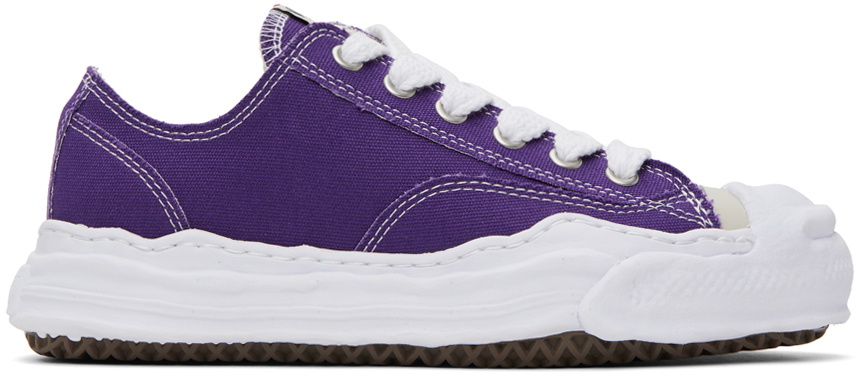 Miharayasuhiro Purple Hank OG Sole Canvas Sneakers Maison MIHARA YASUHIRO