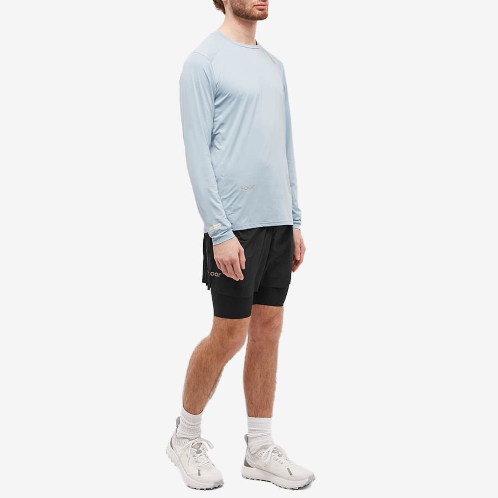 SOAR Men's Dual Run 3.0 Short in Black Soar Running
