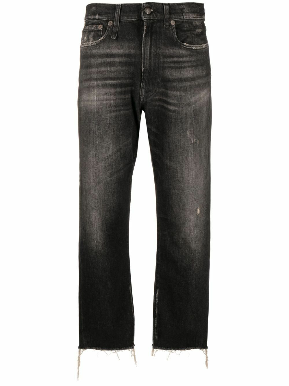 R13 Black Tobi Joy Straight Jeans R13