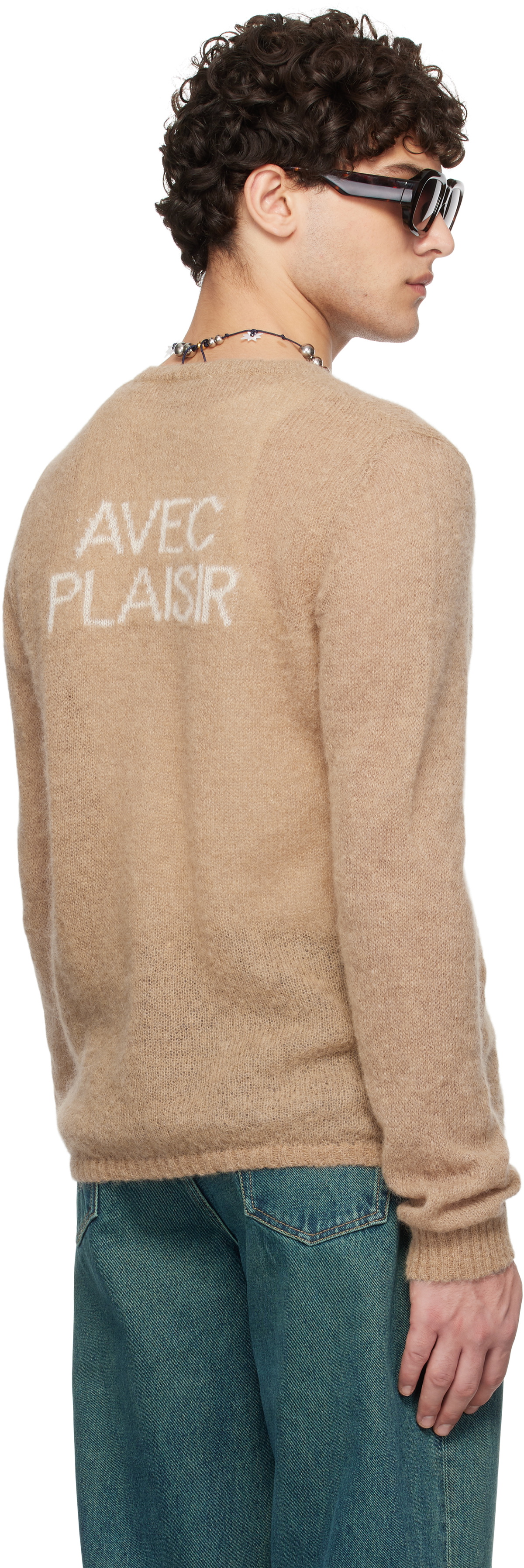 Paloma Wool Tan Button Alone Cardigan Paloma Wool