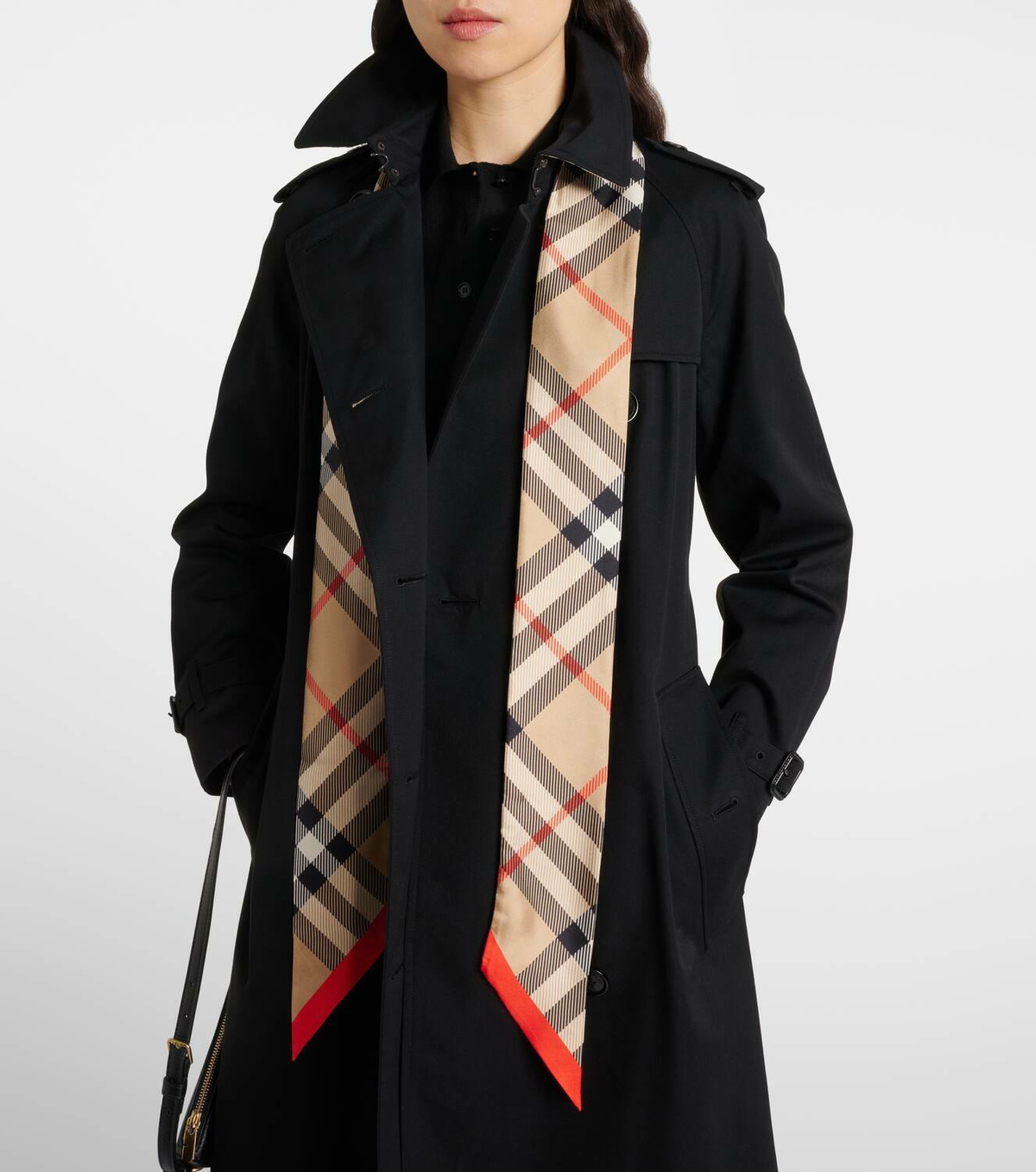 Burberry Burberry Check silk twill scarf Burberry