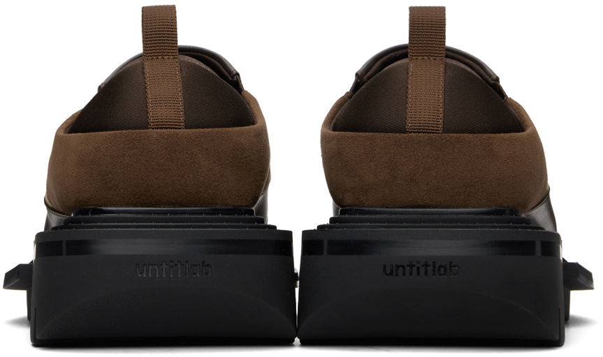 untitlab® Brown Reel Sponge Loafers