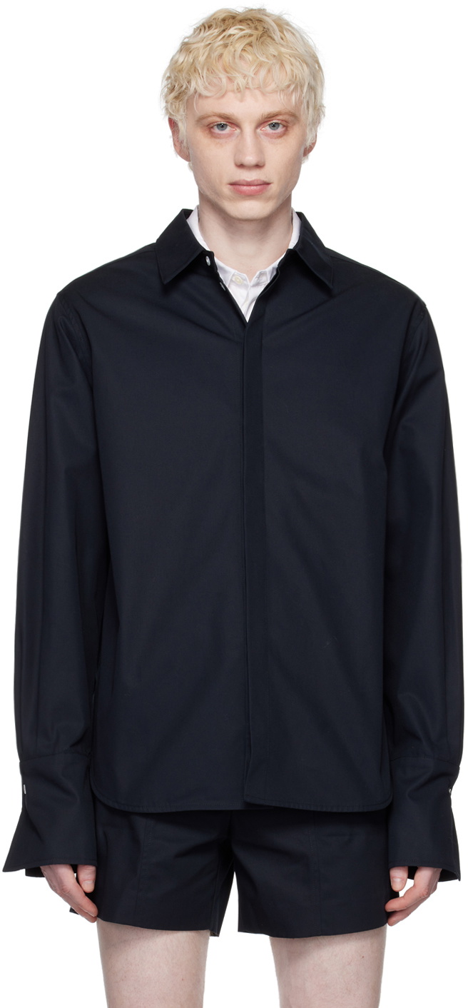 K.NGSLEY Navy Snider Shirt