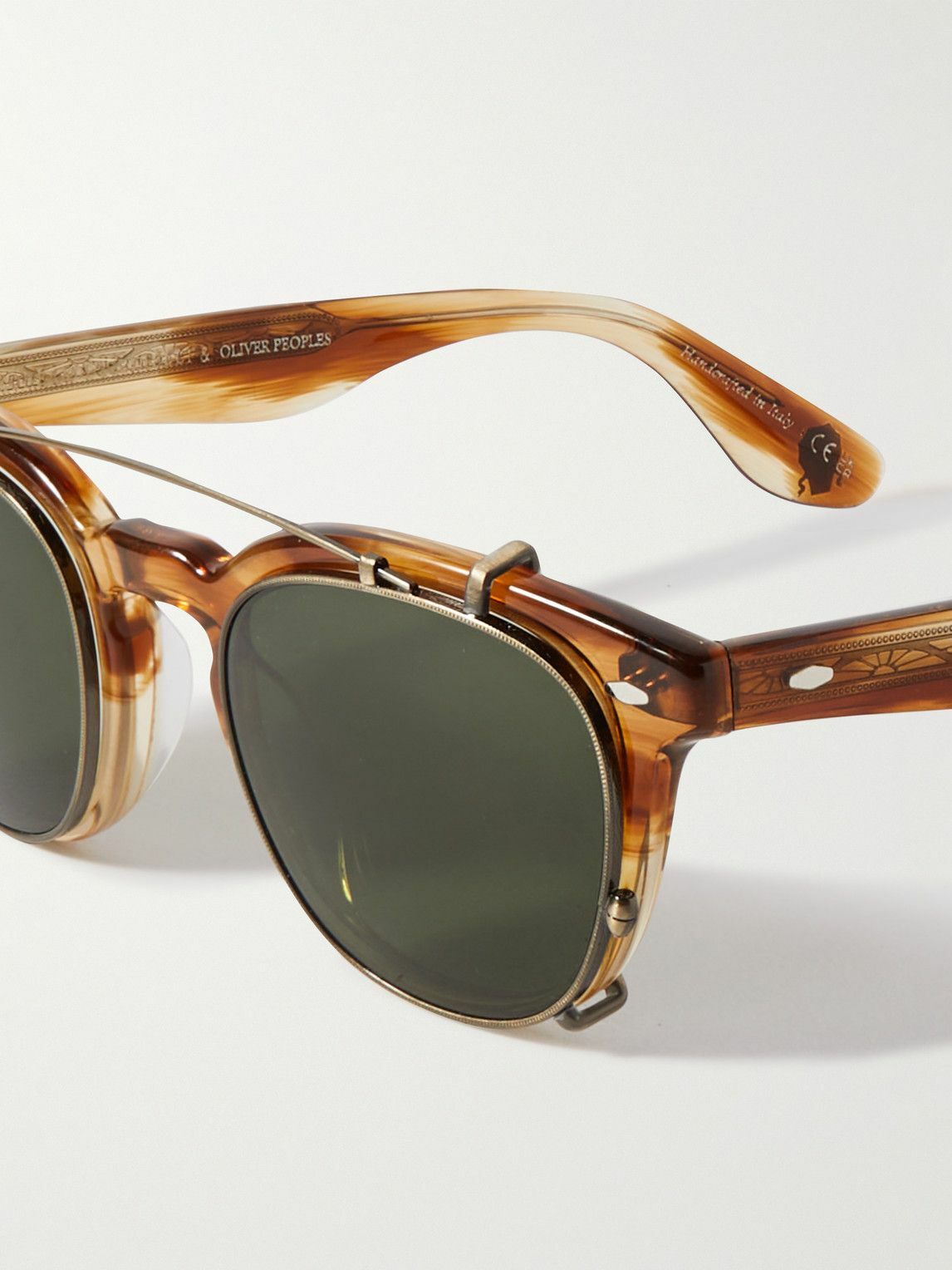 Brunello Cucinelli - Jep Convertible D-Frame Tortoiseshell Acetate and ...