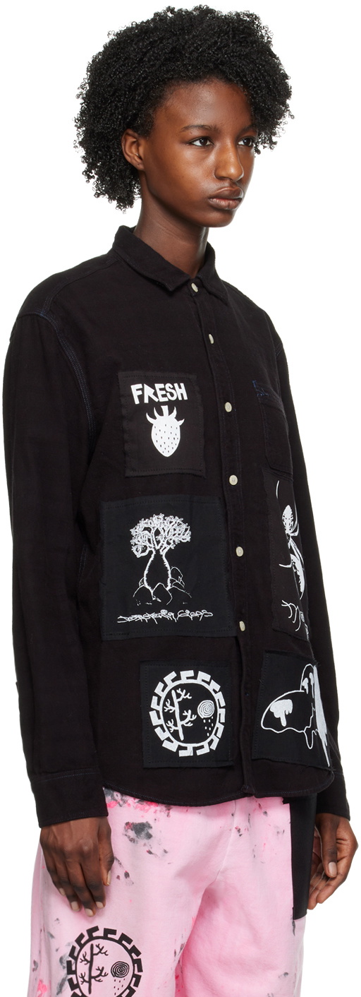 WESTFALL Black Patch Shirt