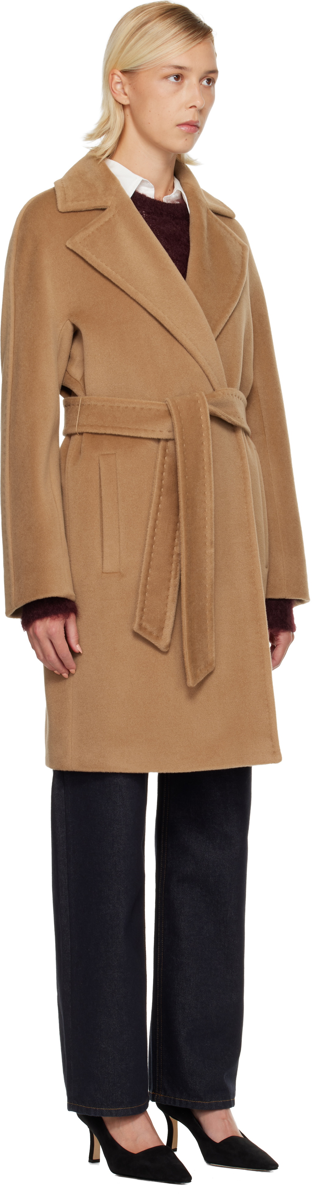 Max Mara Tan Scire Coat Max Mara