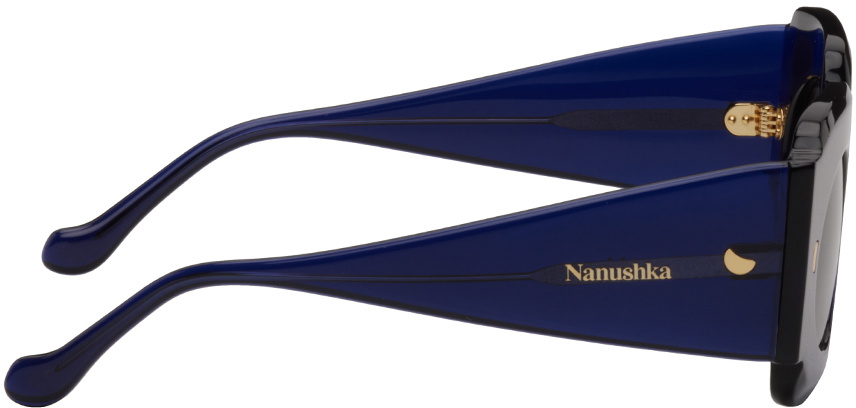 Nanushka Navy Cathi Sunglasses Nanushka
