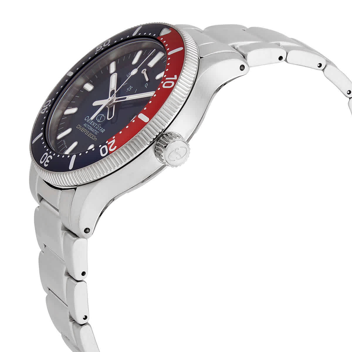 Orient Orient Star Automatic Diver's 200 Meters Blue Dial Pepsi Bezel ...