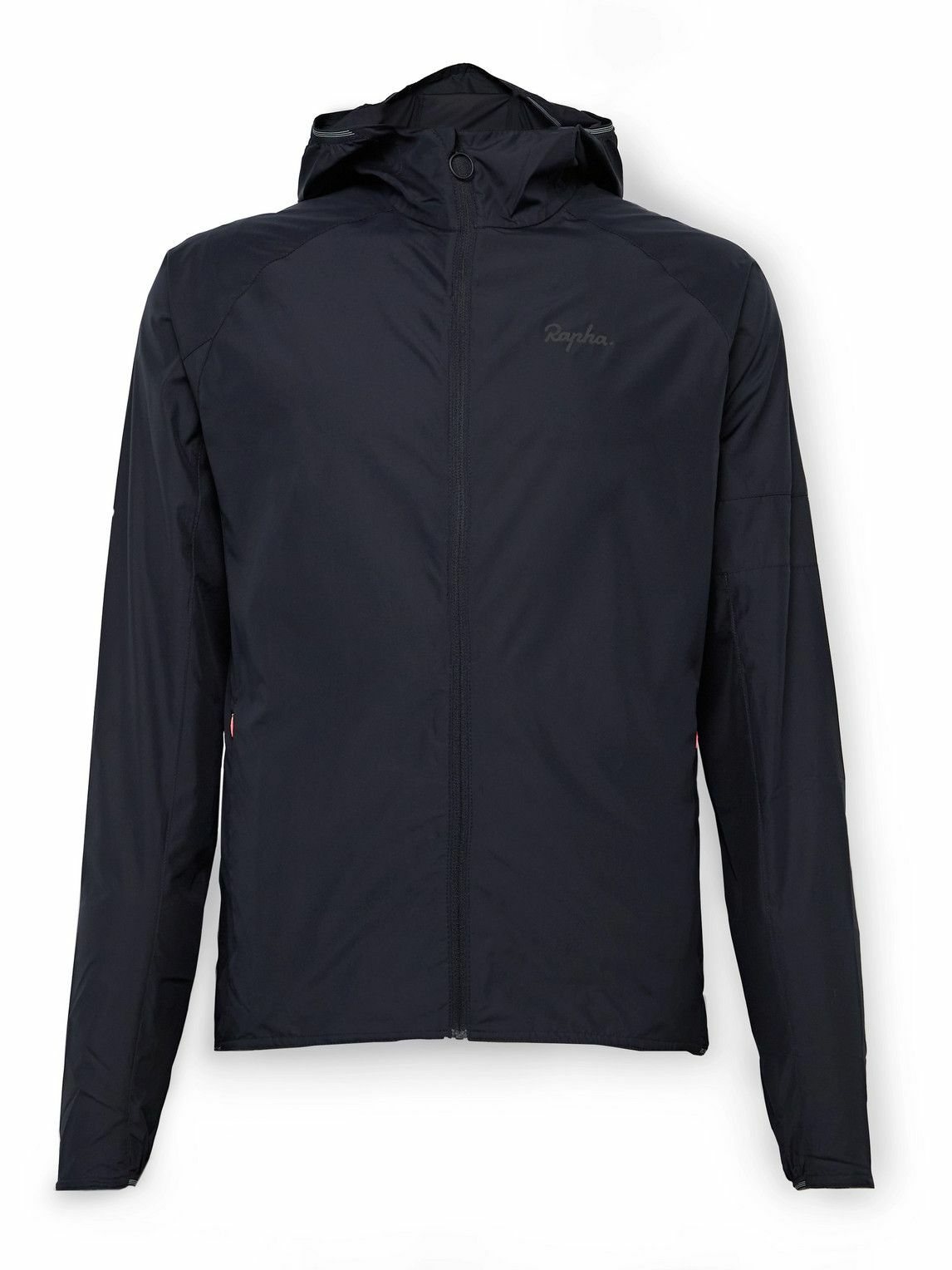 Rapha - Commuter Logo-Print Shell and Mesh Cycling Jacket - Black Rapha