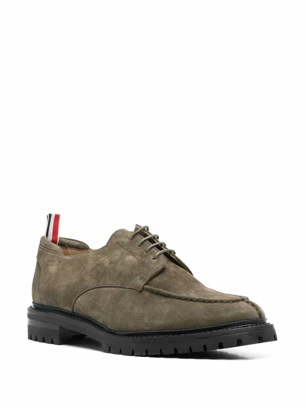 Thom Browne RWB Suede Derby Shoes Thom Browne