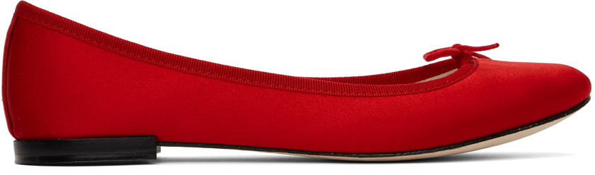 Repetto Red Cendrillon Ballerina Flats Repetto