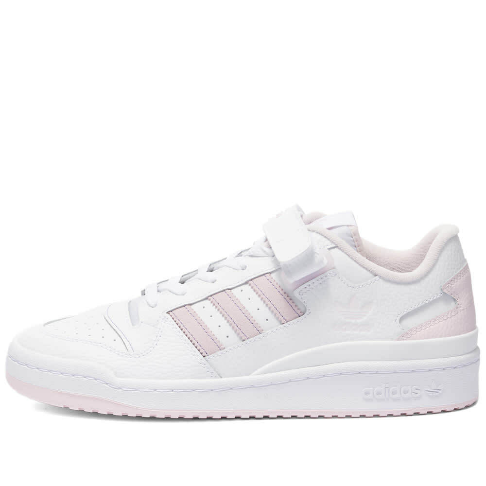 Adidas Forum Low Sneakers in White/Almost Pink/Light Purple adidas