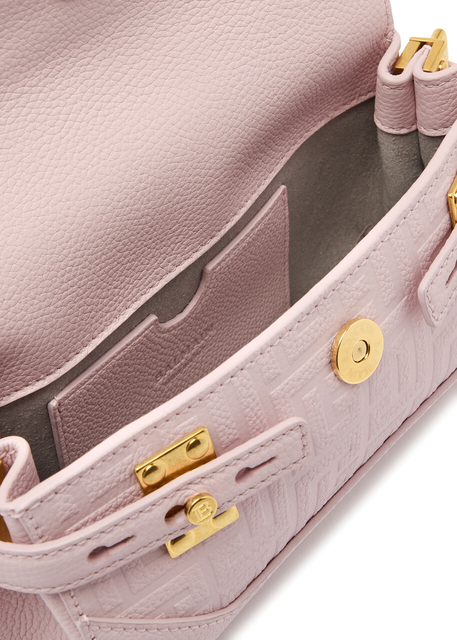 Balmain B-Buzz 19 Leather top Handle bag - Rose - One Size Balmain