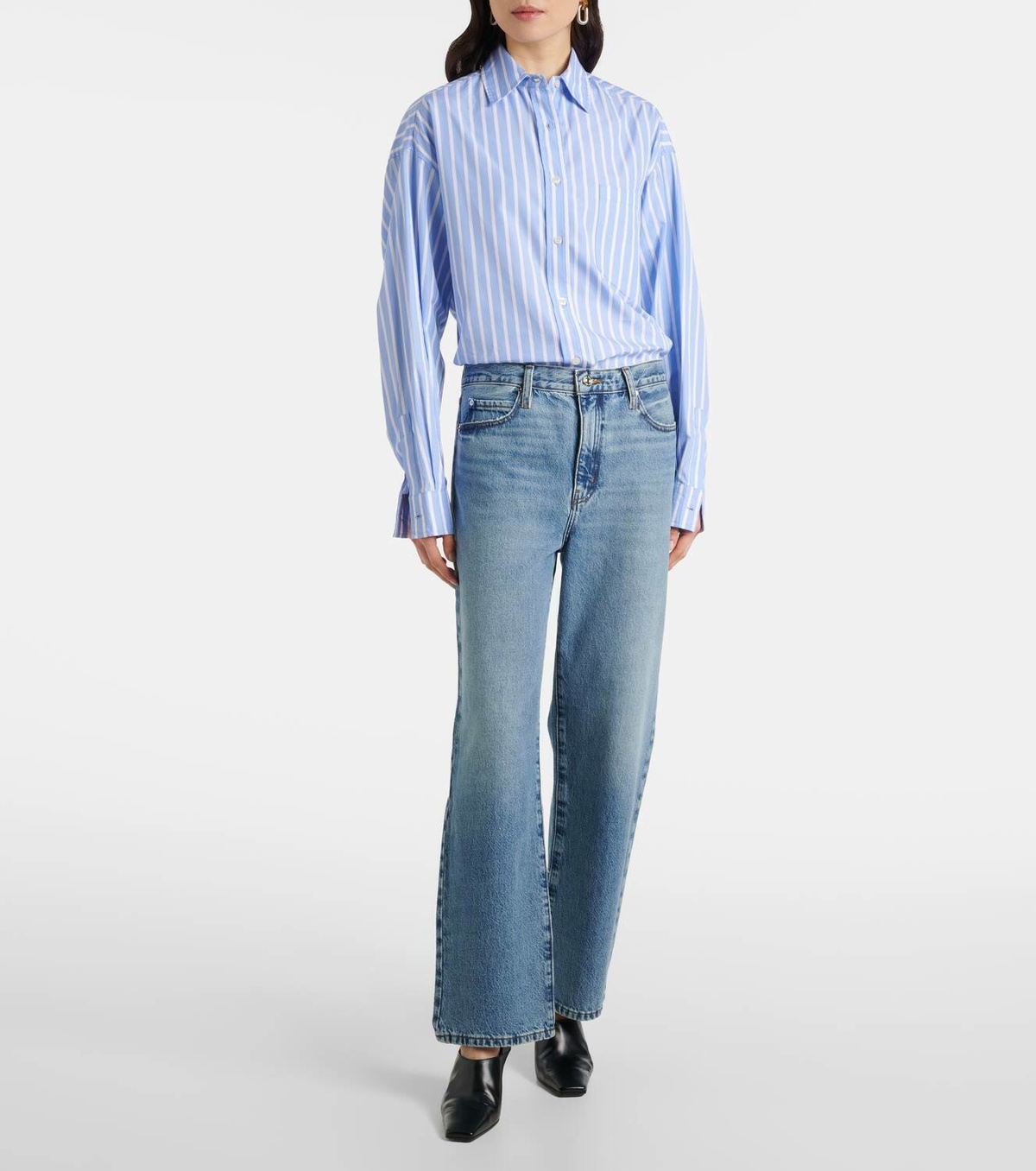 Frame Le Jane cropped straight jeans Frame Denim
