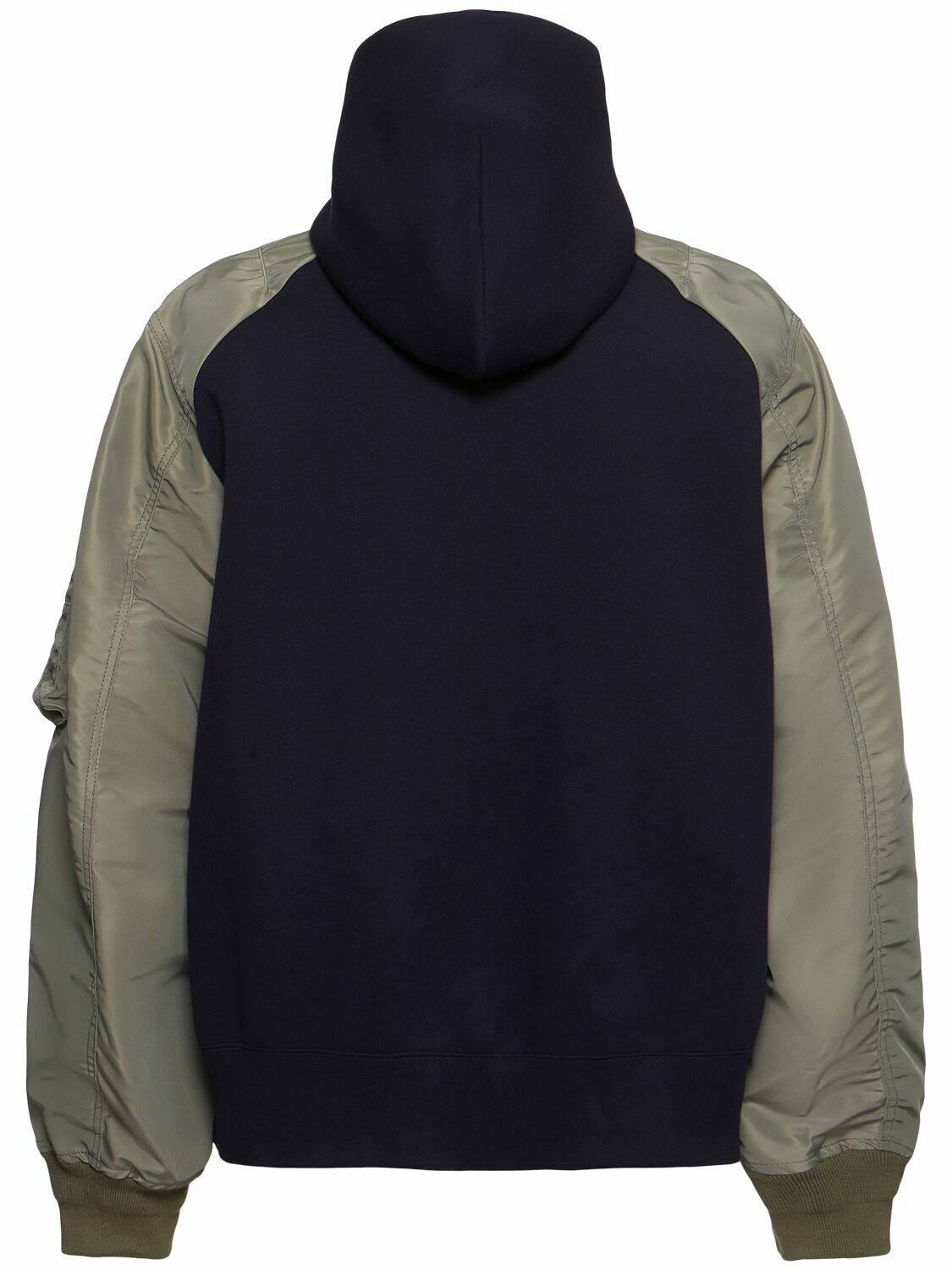SACAI Sponge Cotton Blend Hoodie Sacai