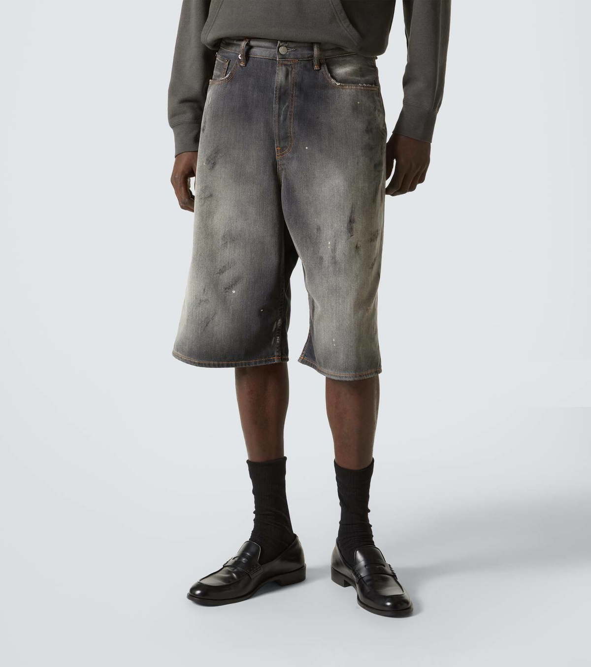 Acne Studios Distressed denim shorts Acne Studios