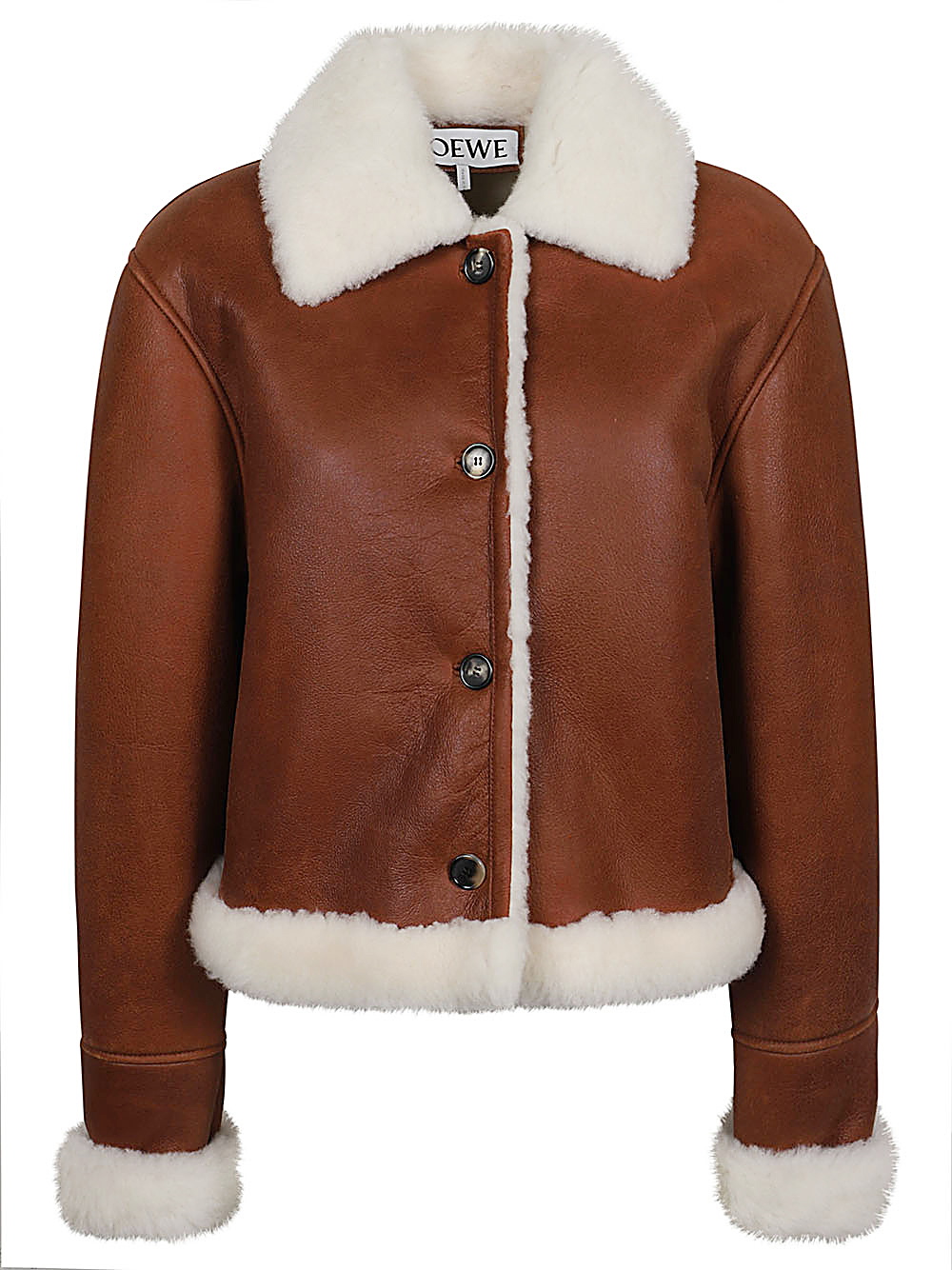 LOEWE - Shearling Leather Jacket Loewe