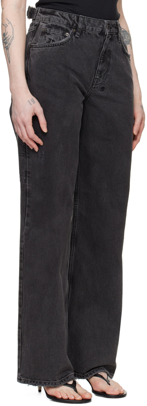 Ksubi Black Low Rider Carpenter Jeans Ksubi