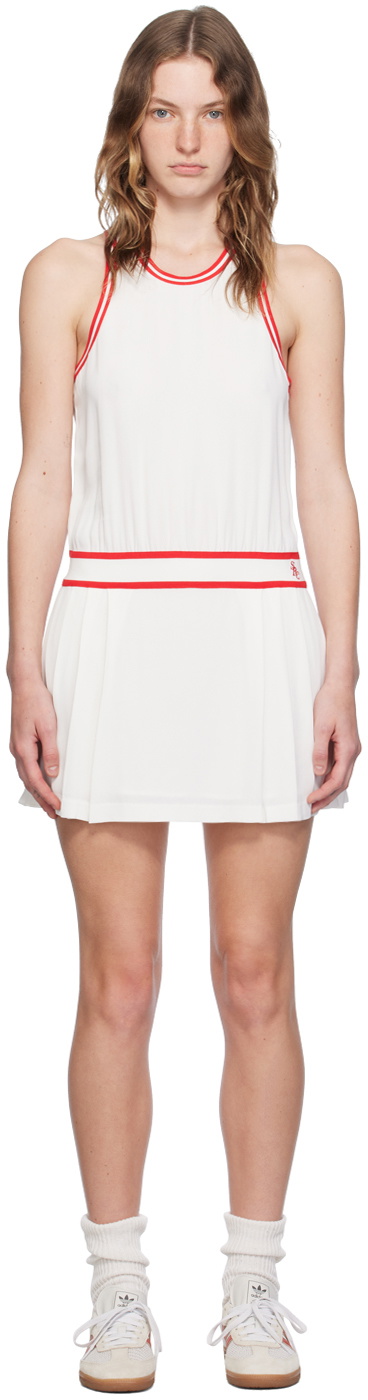 Sporty & Rich White SRC Phoebe Minidress Sporty & Rich