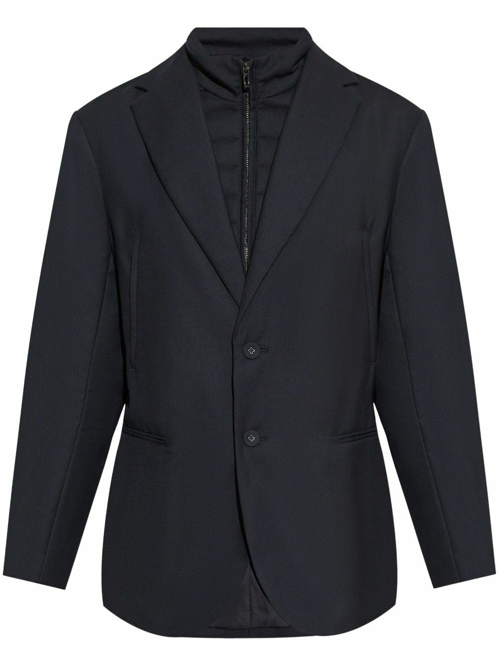 EMPORIO ARMANI - Wool Blend Single-breasted Jacket Emporio Armani