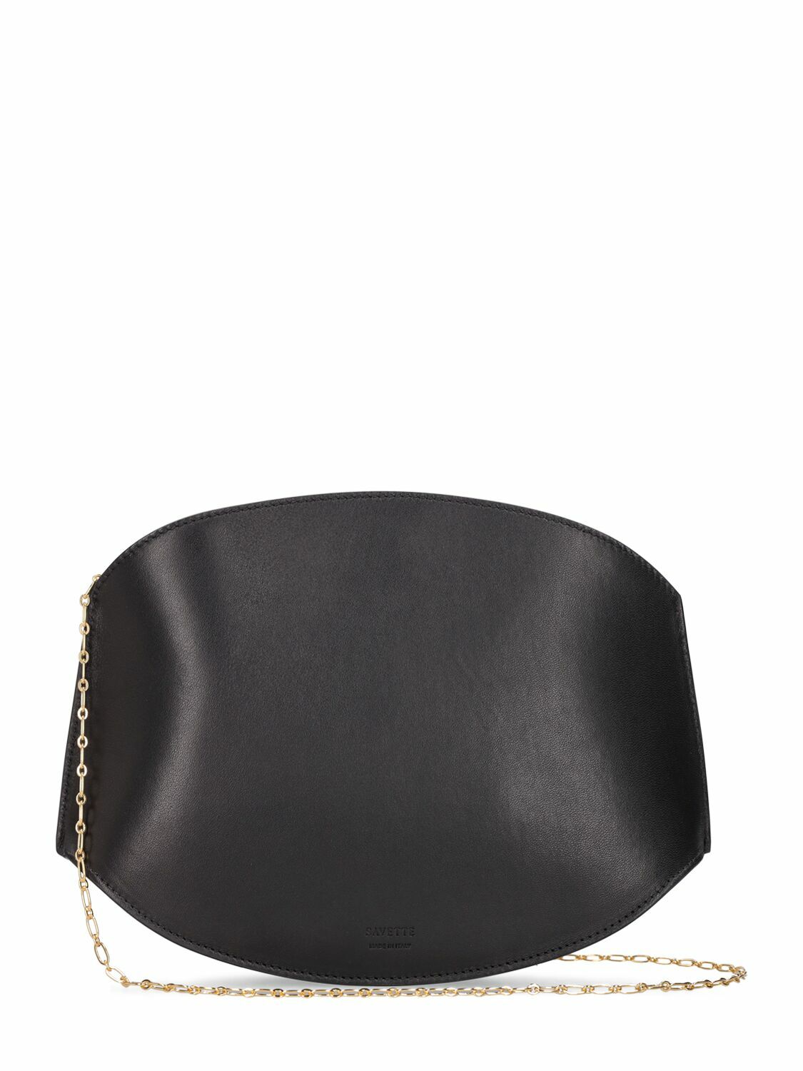 SAVETTE Tondo Chain Leather Shoulder Bag Savette