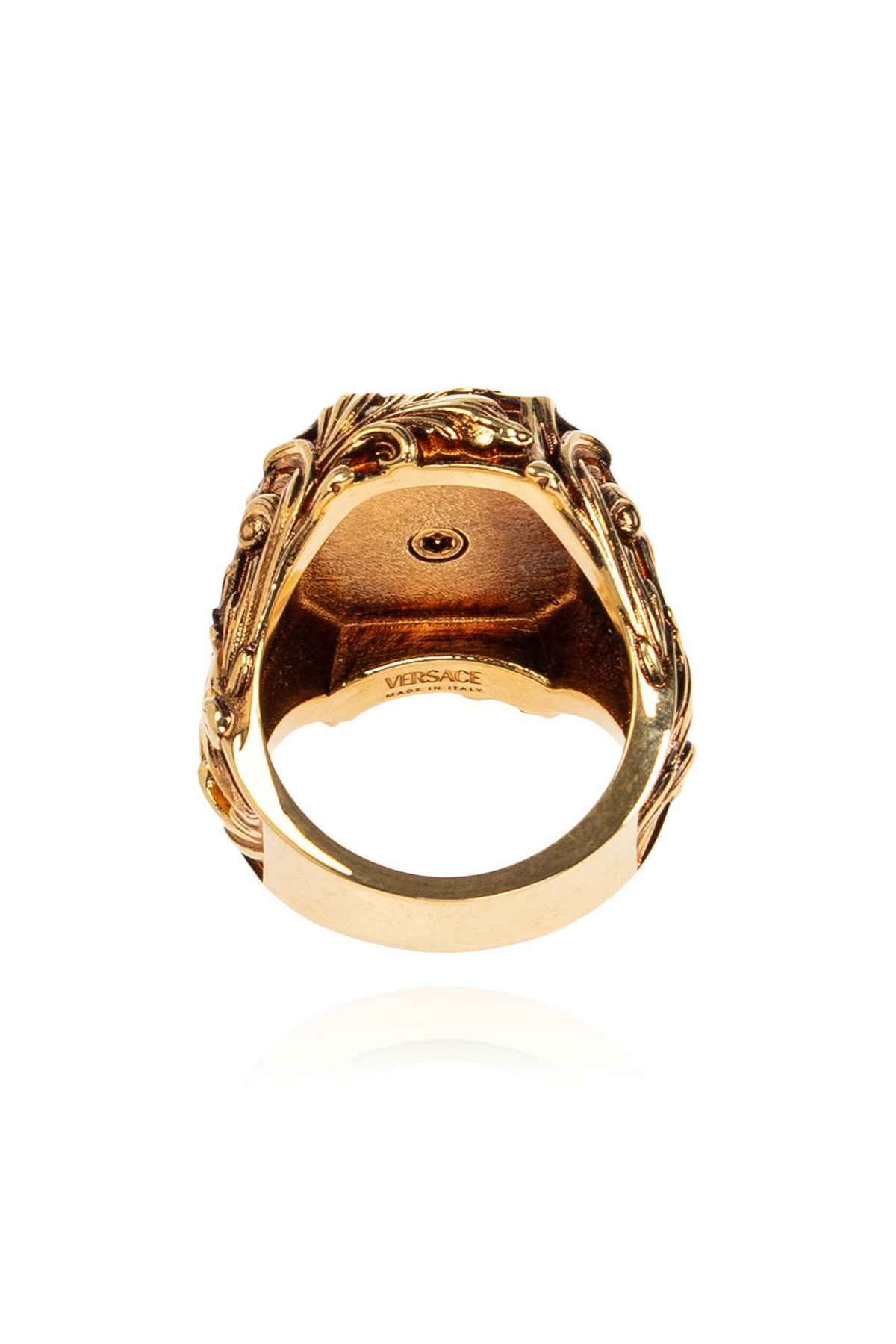 Versace Ring With Medusa Head Motif Versace
