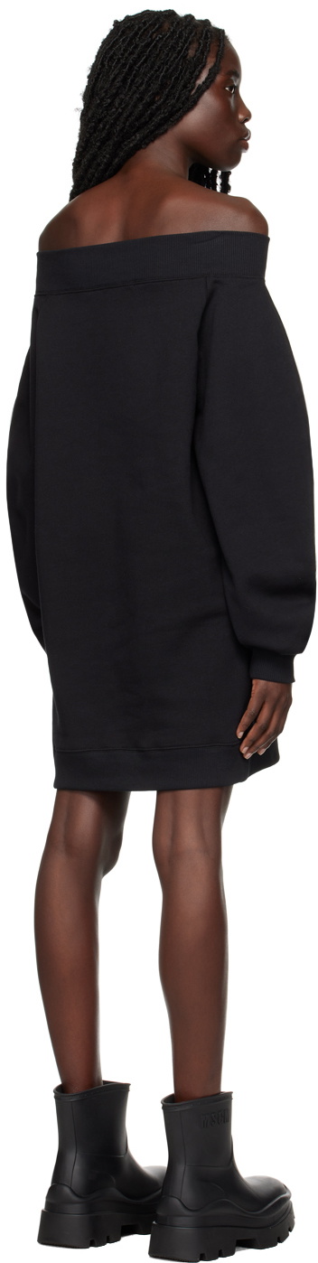 MSGM Black Crystal-Cut Minidress MSGM