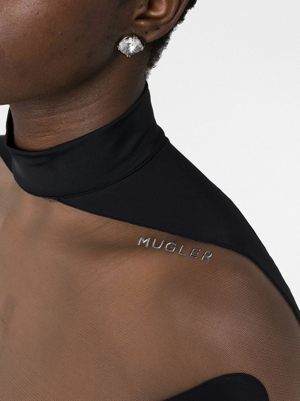 MUGLER - Eco Sport Lycra Bodysuit Mugler