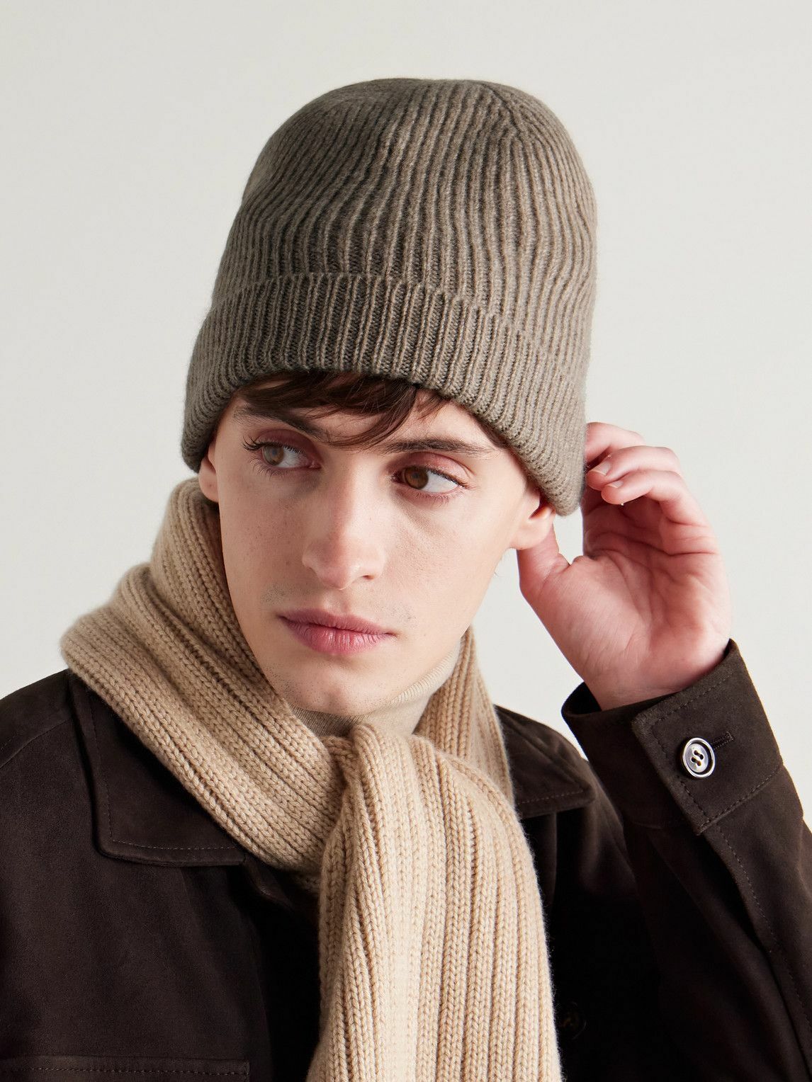 Kingsman - Ribbed Cashmere Beanie Kingsman