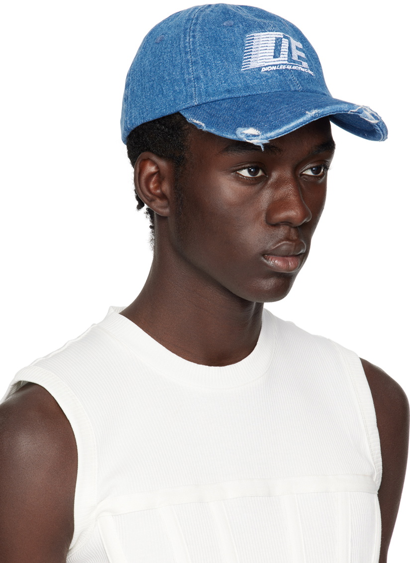 Dion Lee Blue Distressed Cap Dion Lee