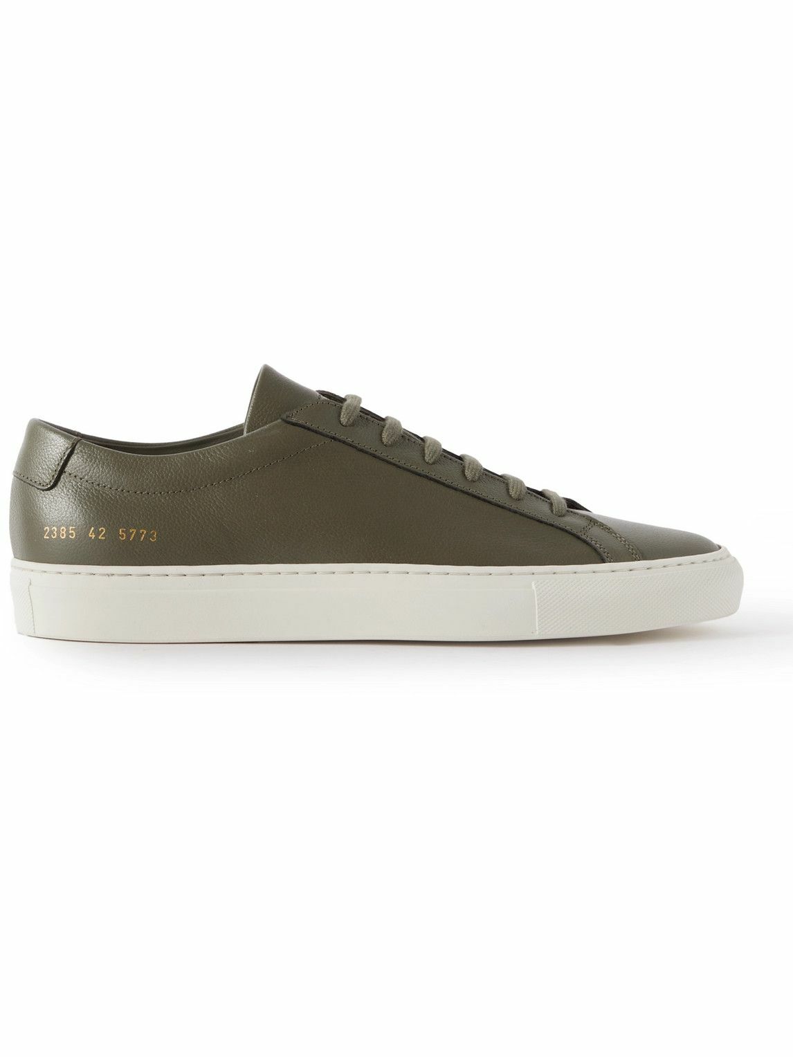 Common Projects - Original Achilles Leather Sneakers - Green Common ...