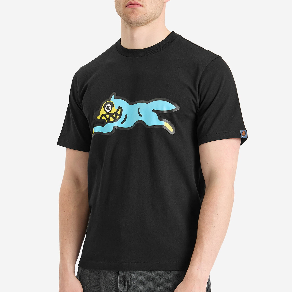 ICECREAM Men's Running Dog T-Shirt in Black ICECREAM