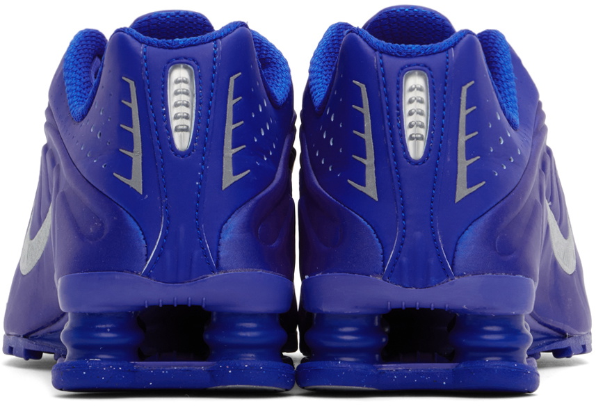 Nike Blue & Silver Shox R4 Sneakers Nike