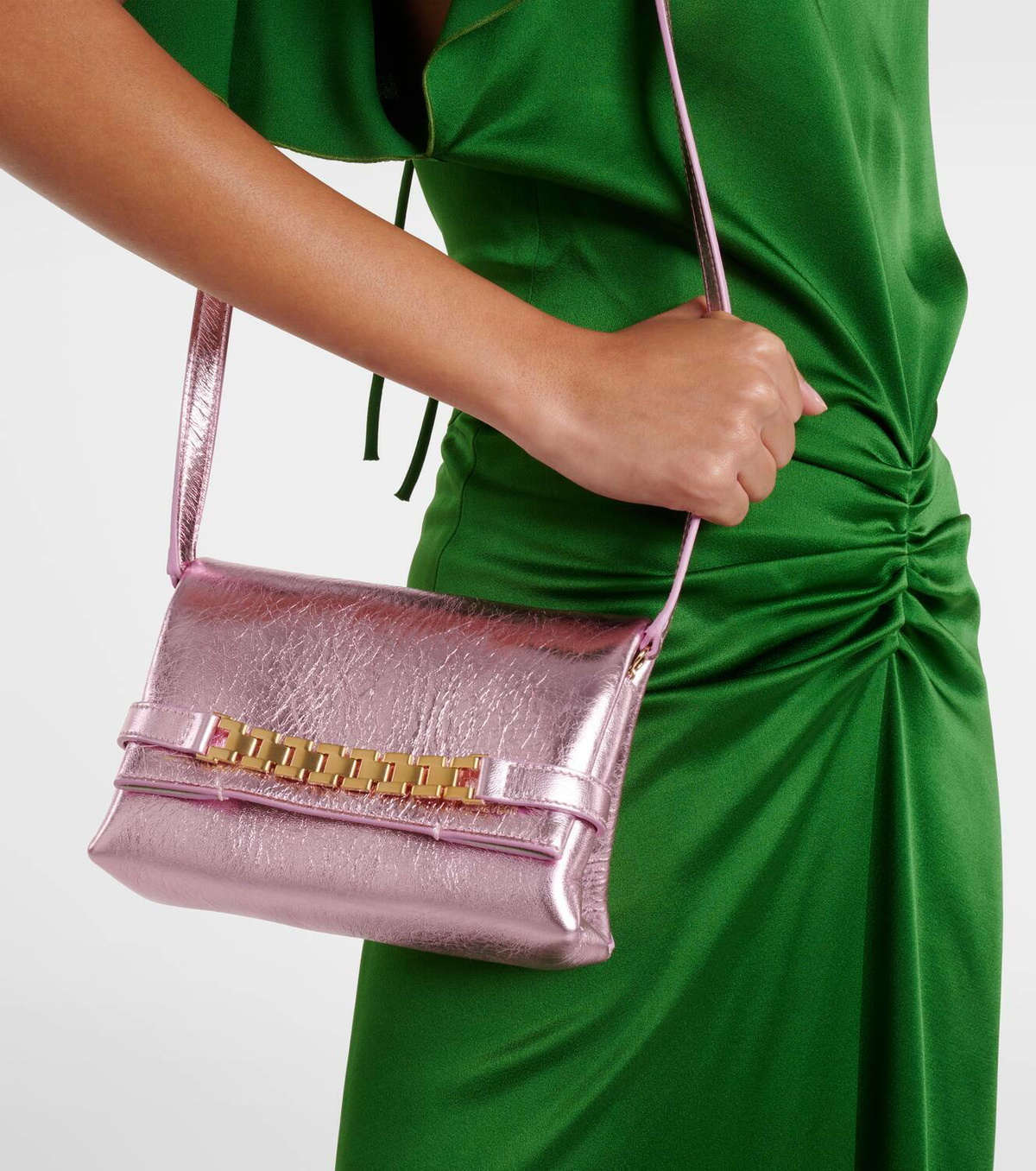 Victoria Beckham Chain Pouch Mini leather shoulder bag Victoria Beckham