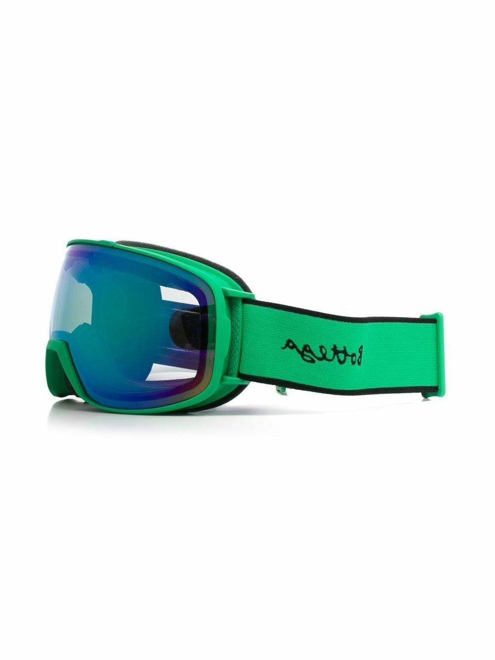 Bottega Veneta Eyewear Green Mirrored Ski Goggles Bottega Veneta