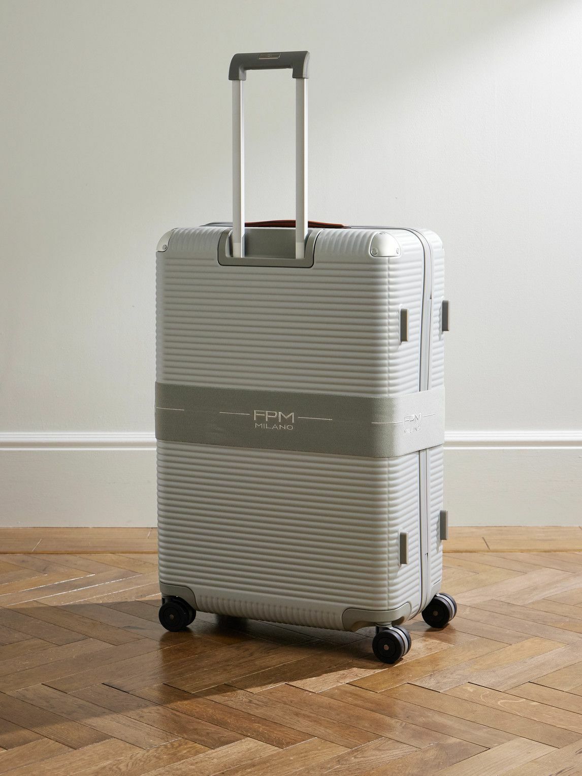 FPM Milano - Bank Zip Deluxe 76cm Leather-Trimmed Polycarbonate Spinner ...