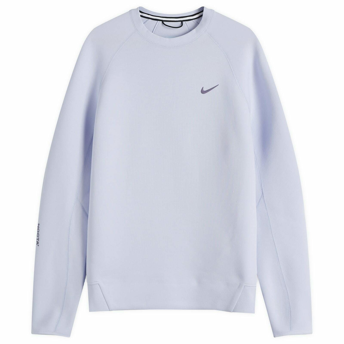 Nike x Nocta Tech Fleece Crew in Purple/Daybreak Nike