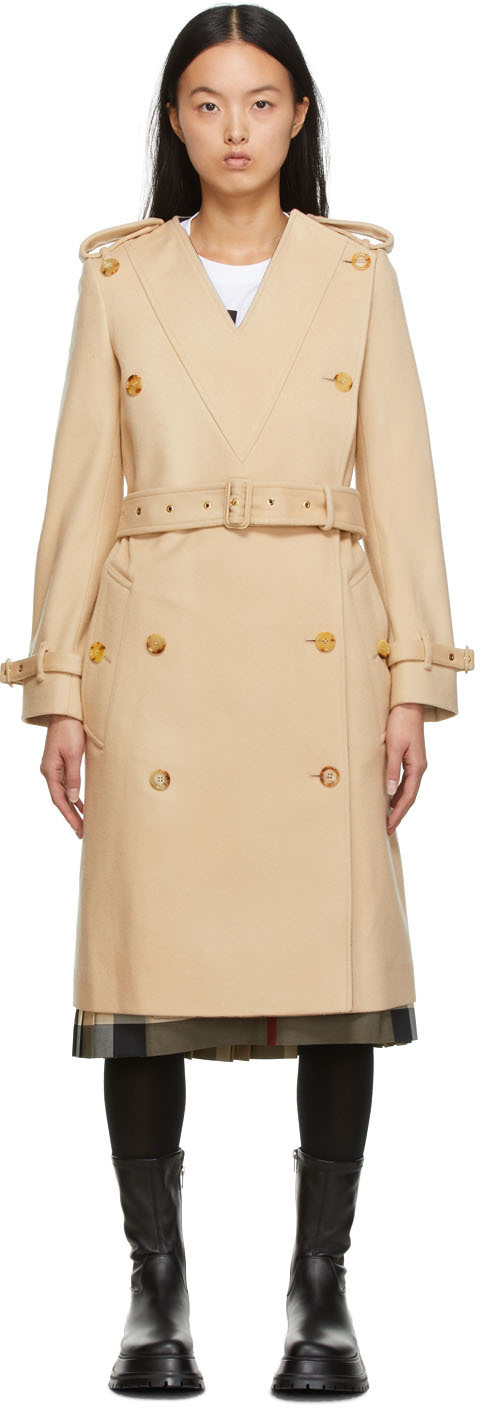 Burberry Beige Runway Coat Burberry