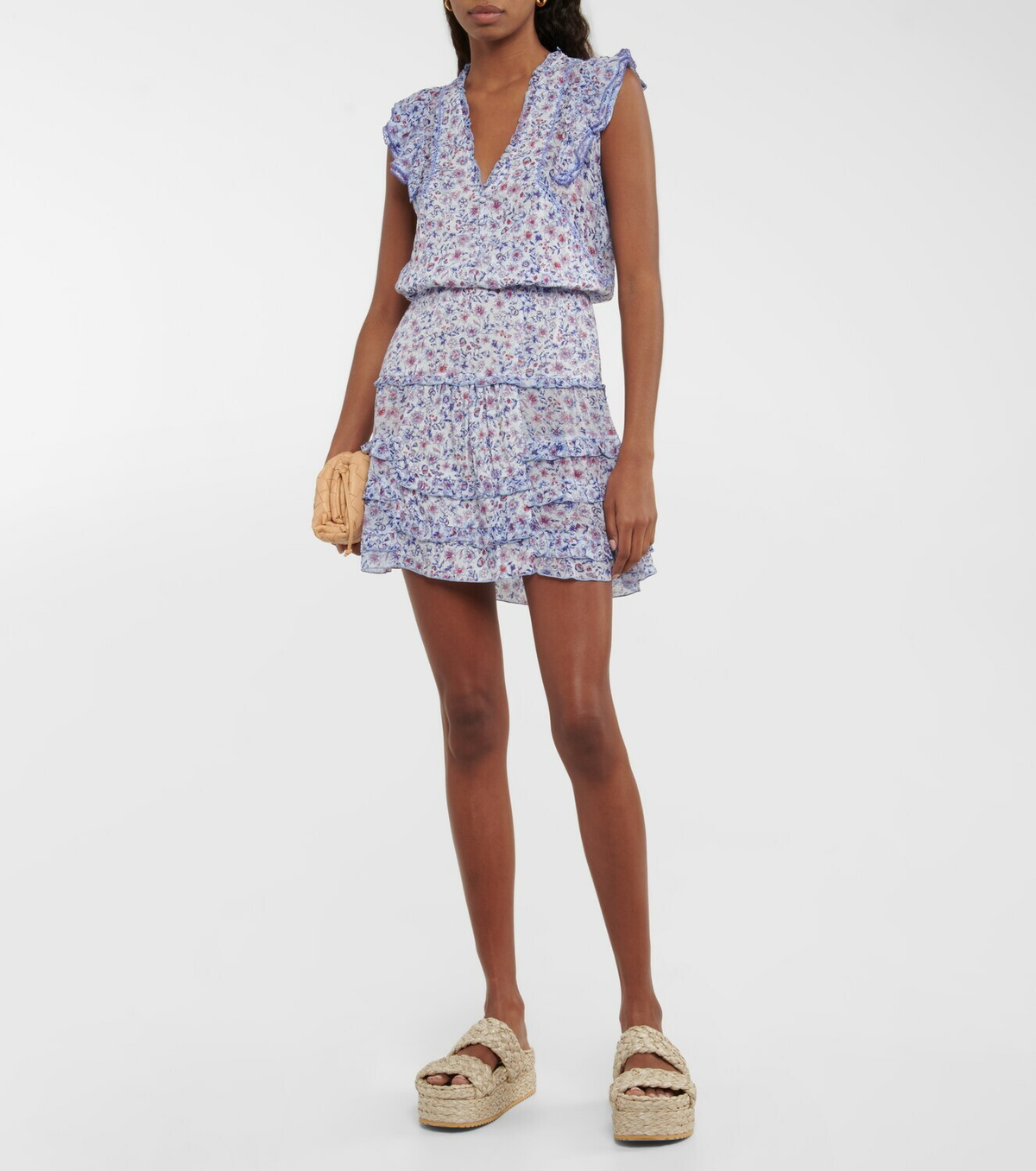 Poupette St Barth Paulina floral minidress Poupette St Barth
