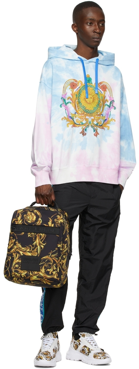 Versace Jeans Couture Black Regalia Baroque Box Backpack Versace