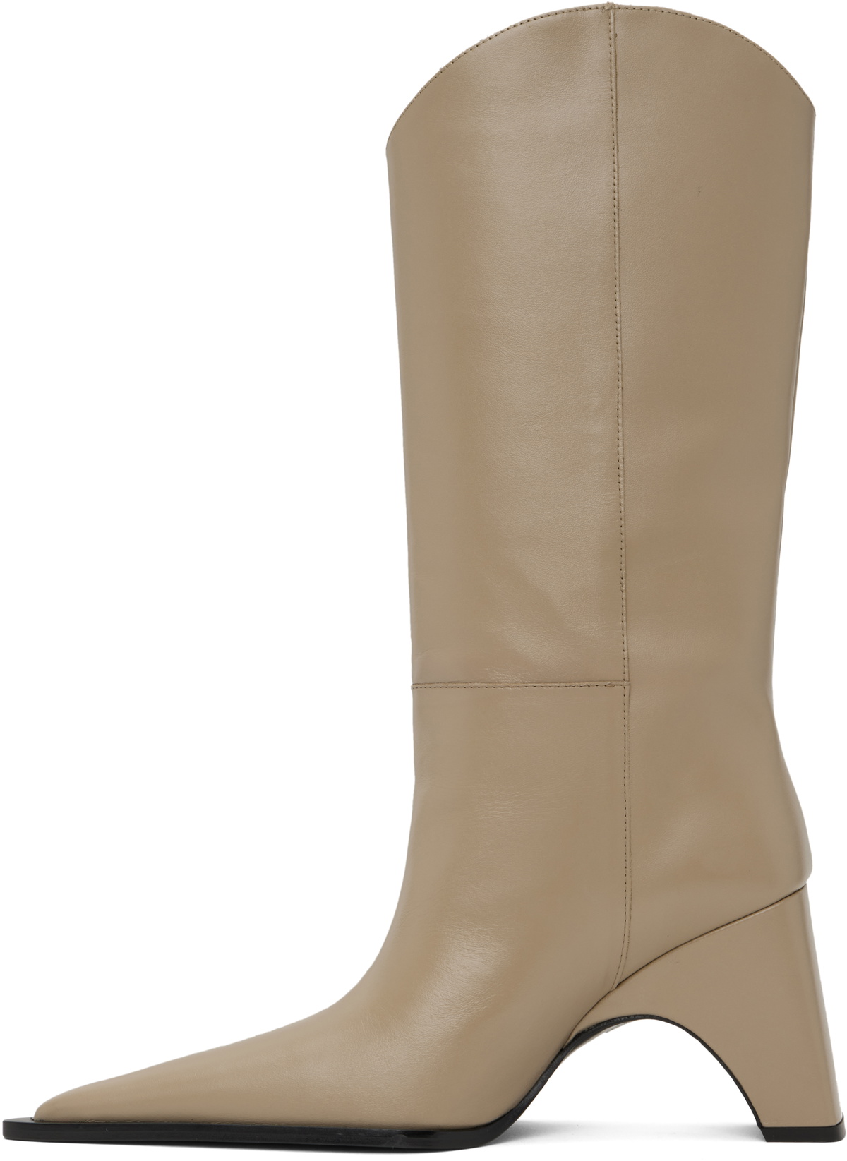 Coperni Beige Bridge Cowboy Boots Coperni